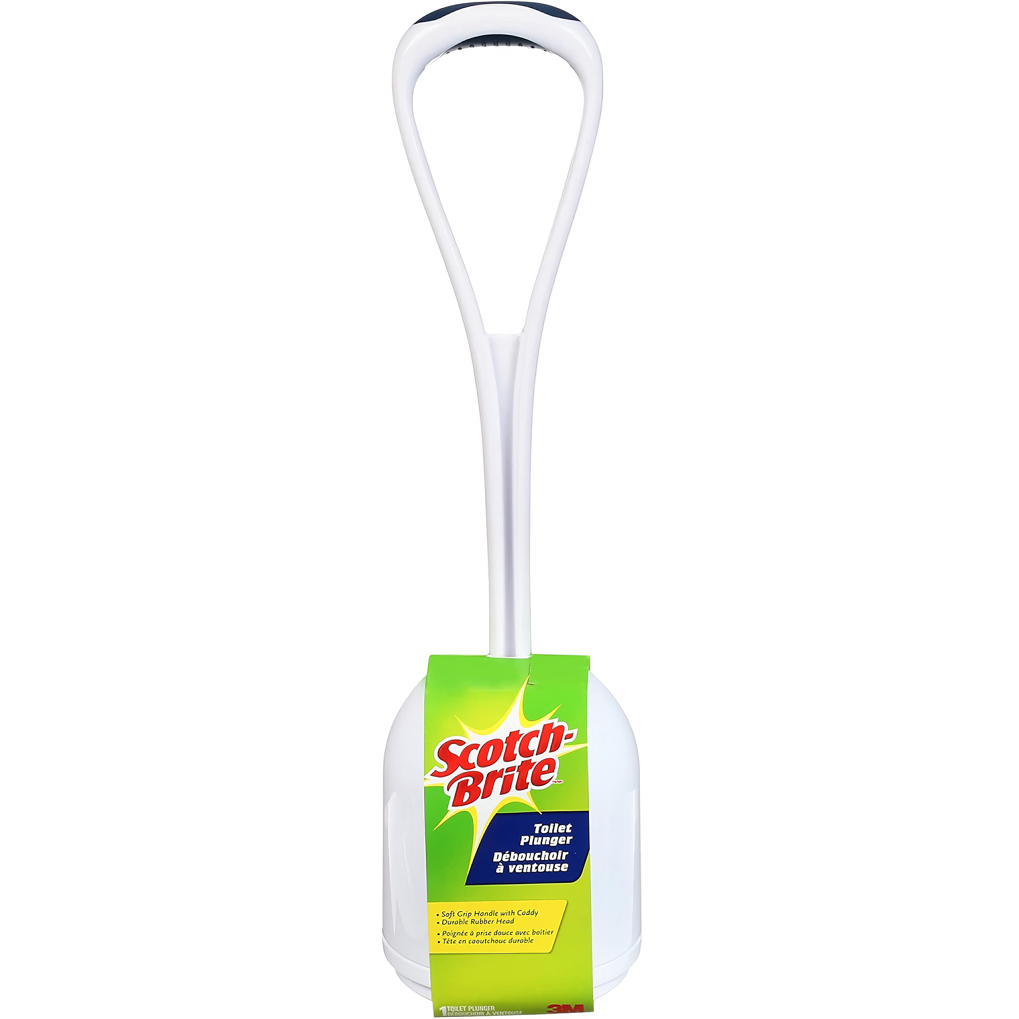 Intexca Scotch Brite Toilet Plunger With Caddy, Durable Rubber Head ...