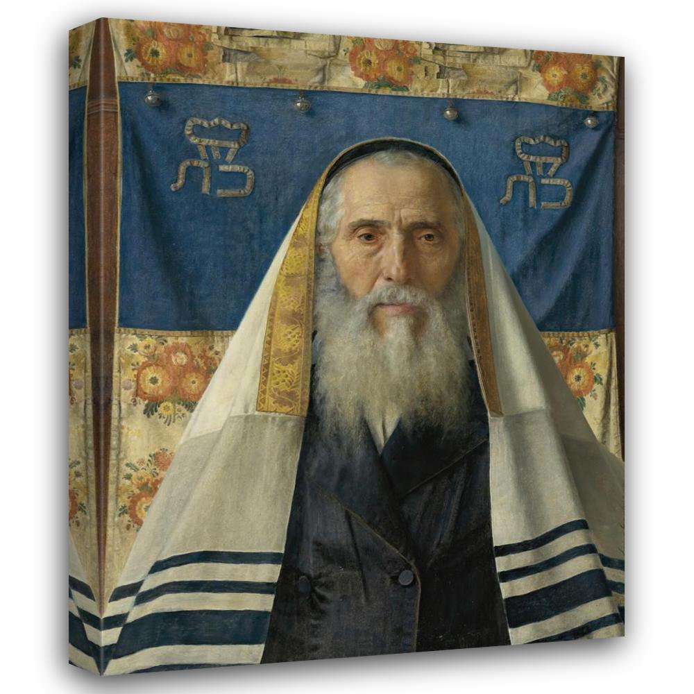 Alcott Hill® "Portrait of a Rabbi With Prayer Shawl" by Isidor Kaufmann ...