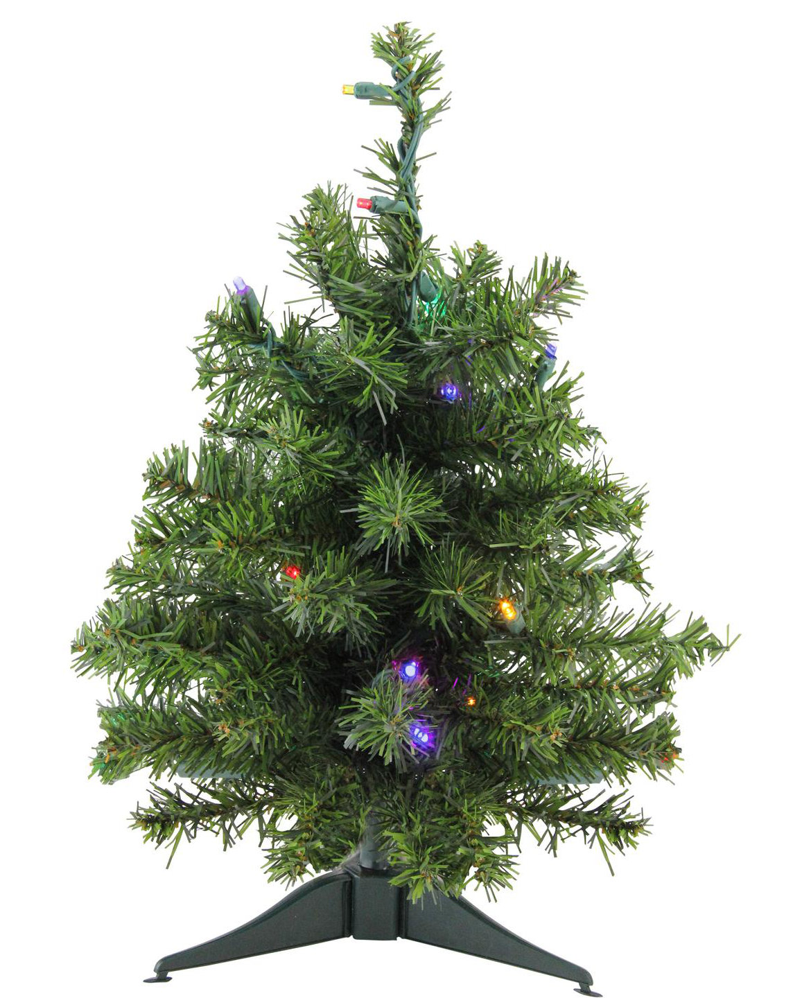Northlight Seasonal 2-Tone 1.5' Green Pine Artificial Christmas Tree ...