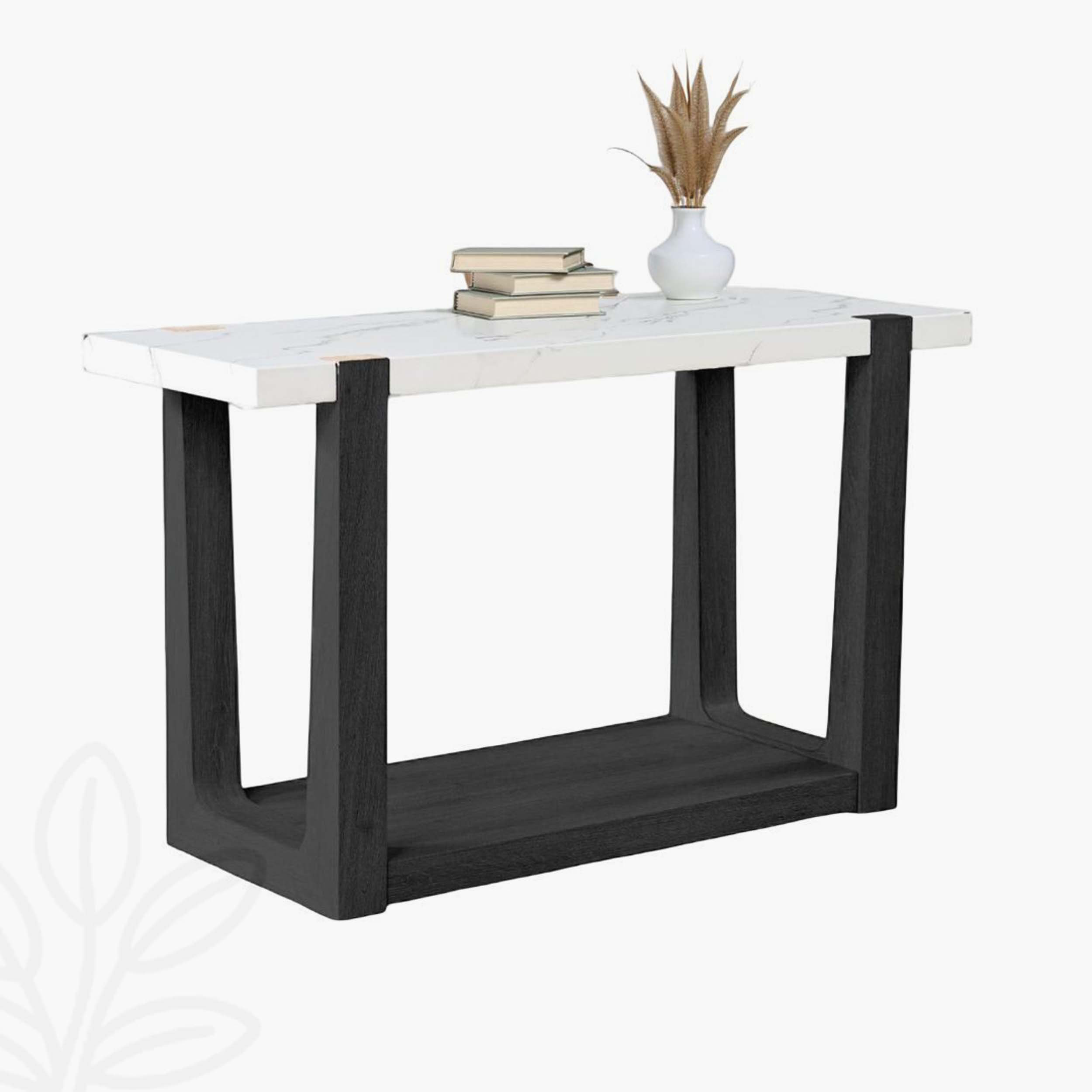 Latitude Run® 1 pièce, canapé, table, plateau en faux marbre, deux tons ...
