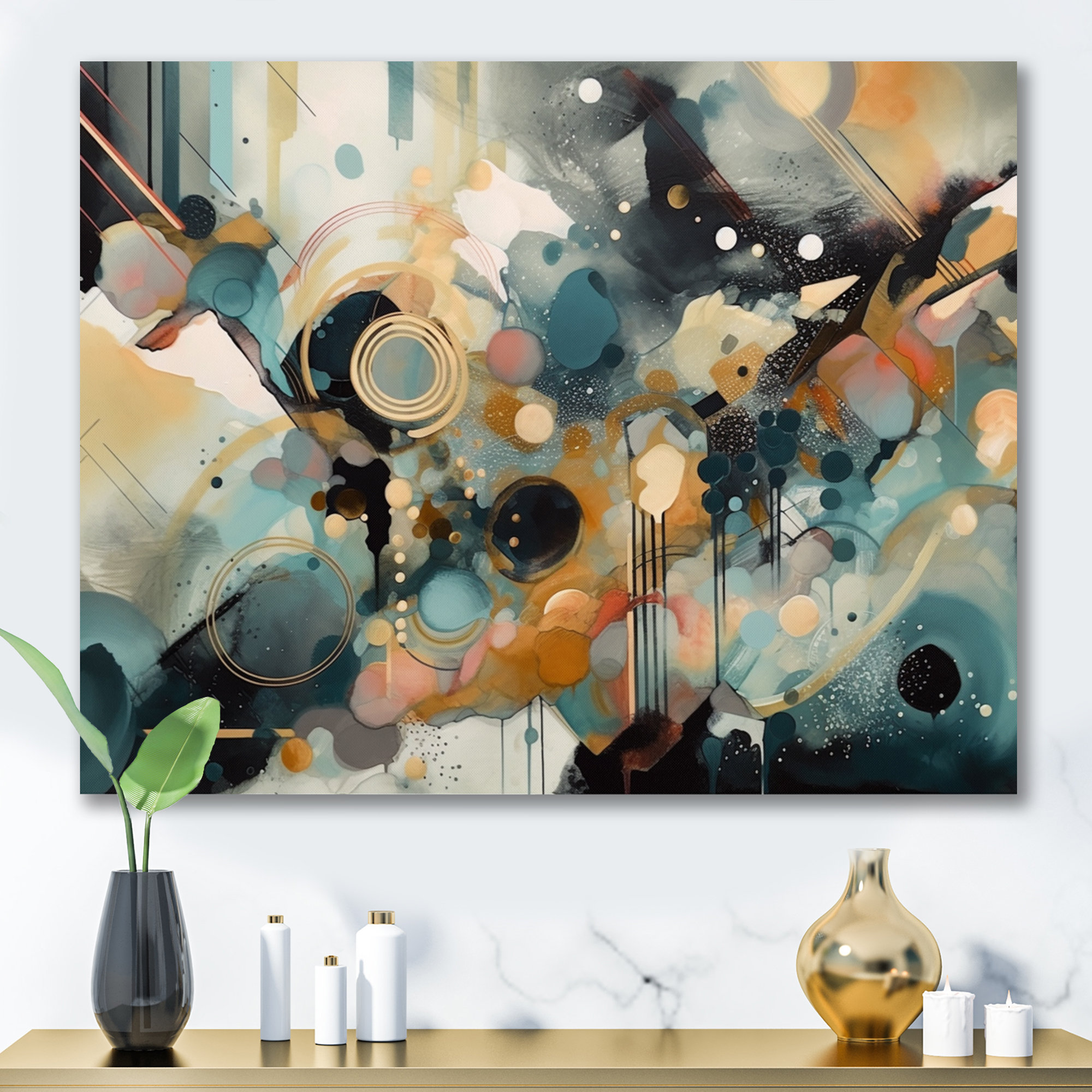 Ivy Bronx Abstract Modern Contemporary - Abstract Wall Art | Wayfair