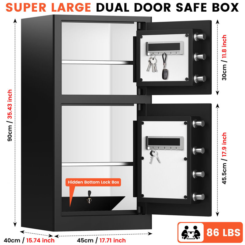 KJETHKEY 8.3Cuft Heavy Duty Safe Box | Wayfair