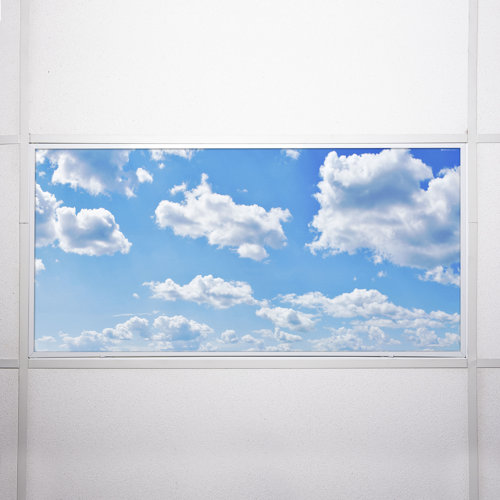 Octo Lights Cloud Classroom Fluorescent Light Covers for Ceiling Lights ...