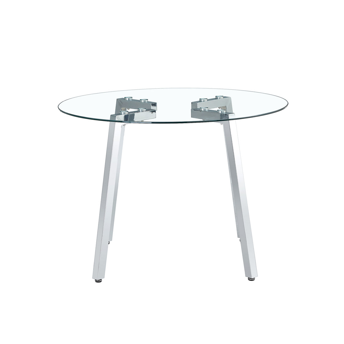 Ivy Bronx Premsingh Modern minimalist style circular transparent tempe ...