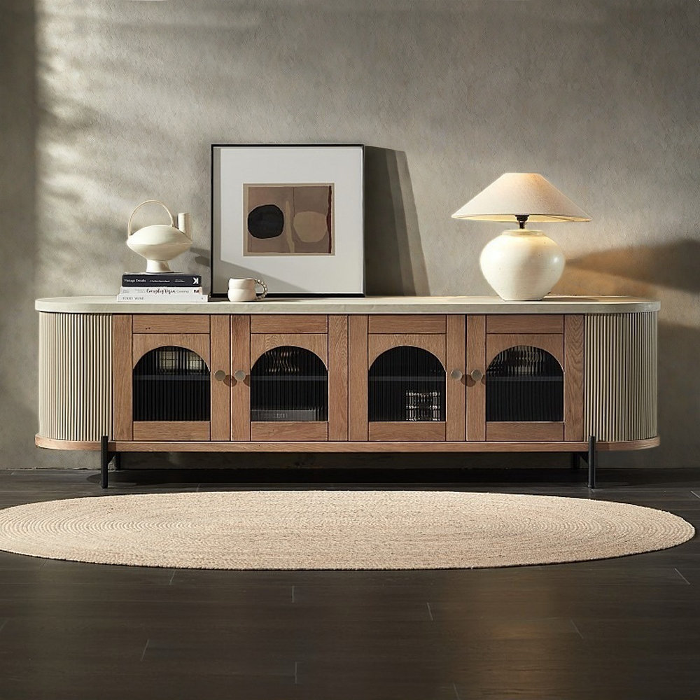 Finaewg French countryside retro style TV stand - Wayfair Canada