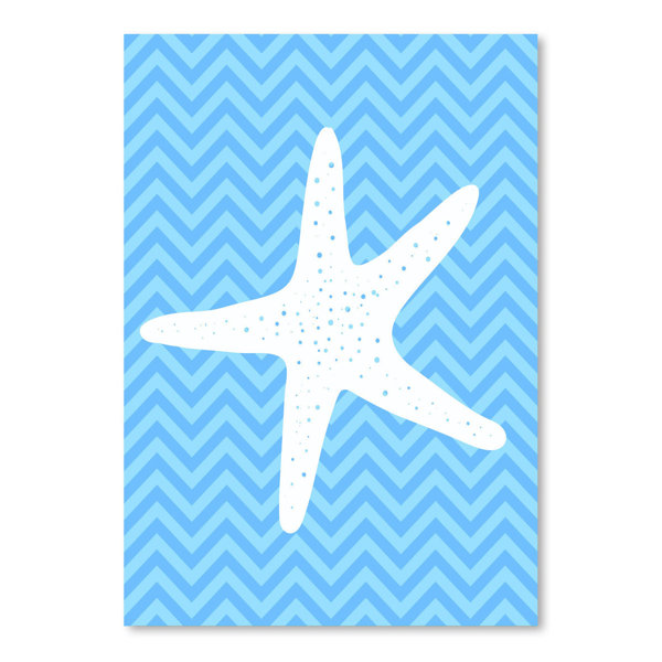 House of Hampton Sea Chevron 3 By Samantha Ranlet - Poster Art Print ...