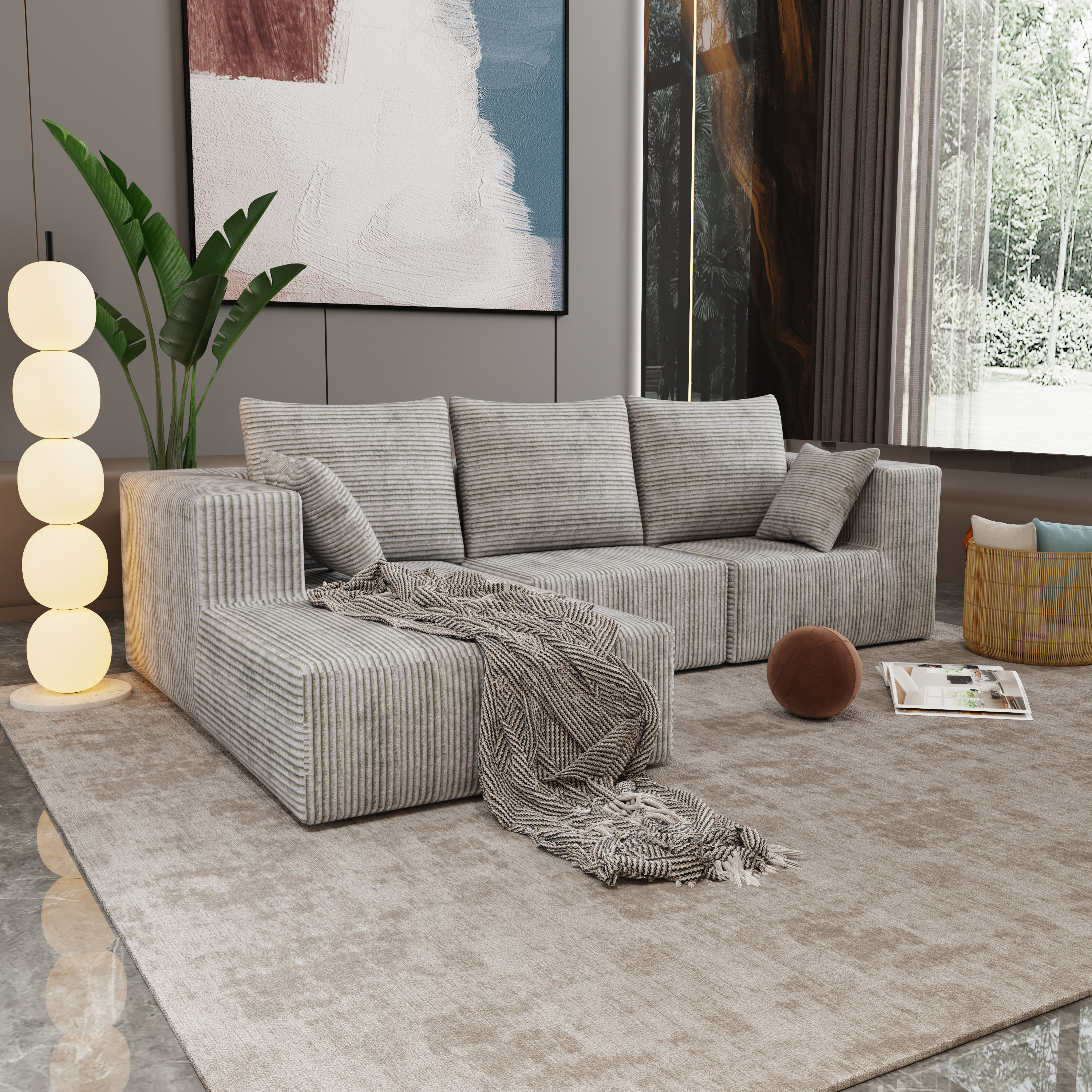 Latitude Run® Corner combination sofa, sectional sofa ,couch sofa,sofa ...