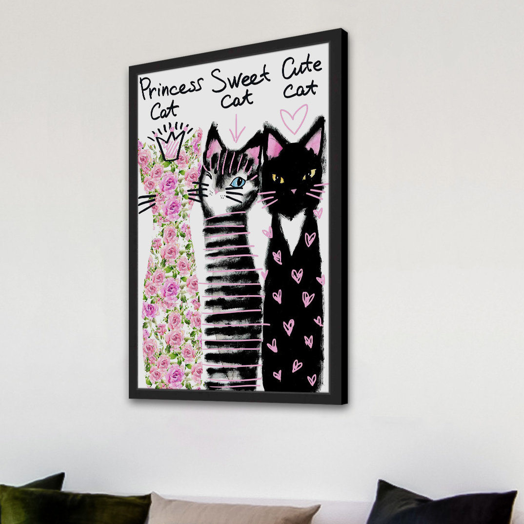 Latitude Run® Princess Sweet And Cute by Eyre Tarney - Picture Frame ...