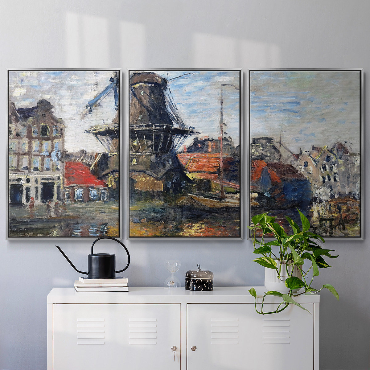 Winston Porter Windmill on the Onbekende Canal, Amsterdam, 1871 - Multi ...