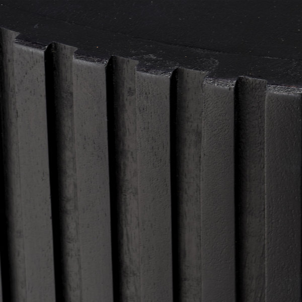 Jamie Young Company Notch Solid Wood Round Block End Table | Wayfair