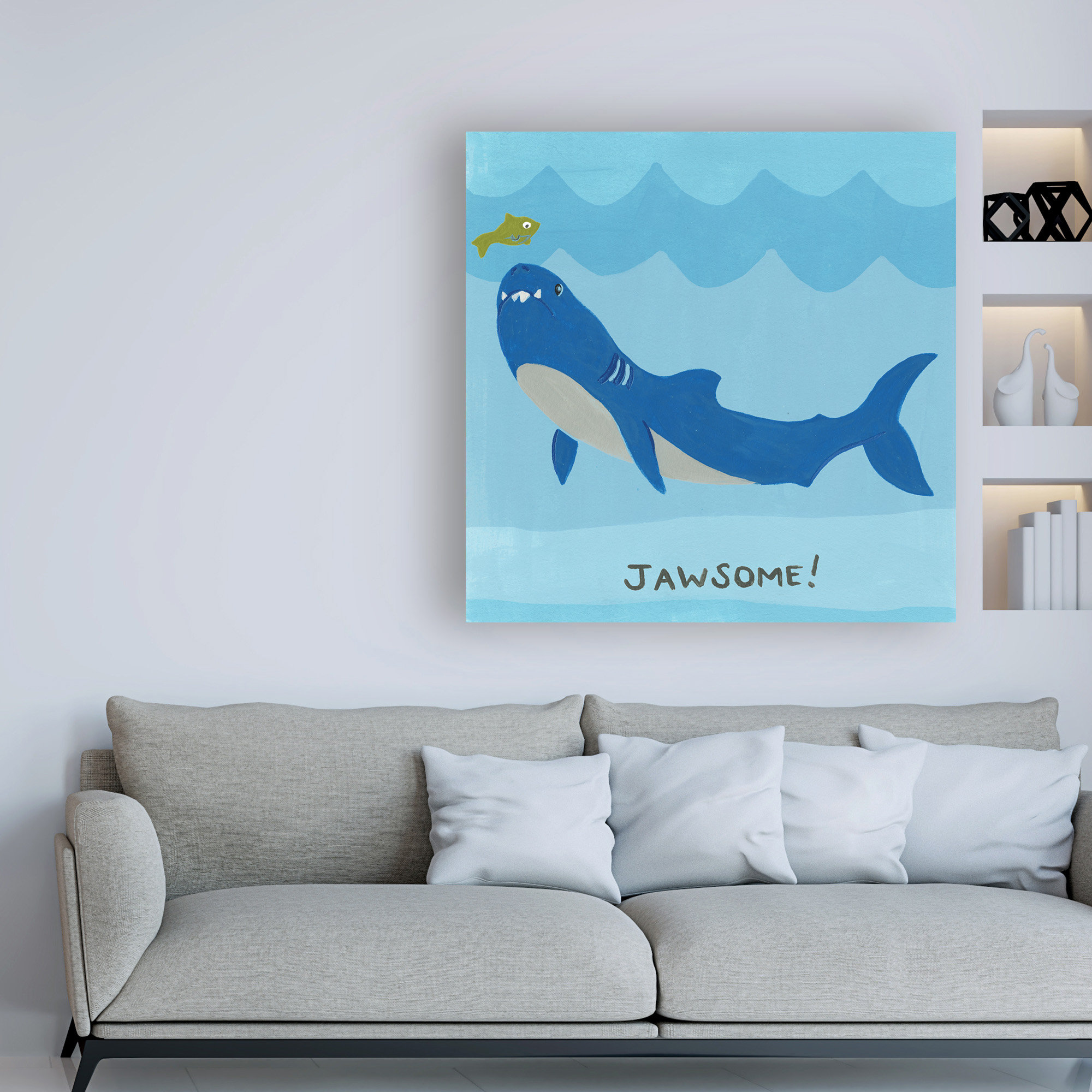 Harriet Bee Jawesome I by June Erica Vess - Wrapped Canvas Painting ...