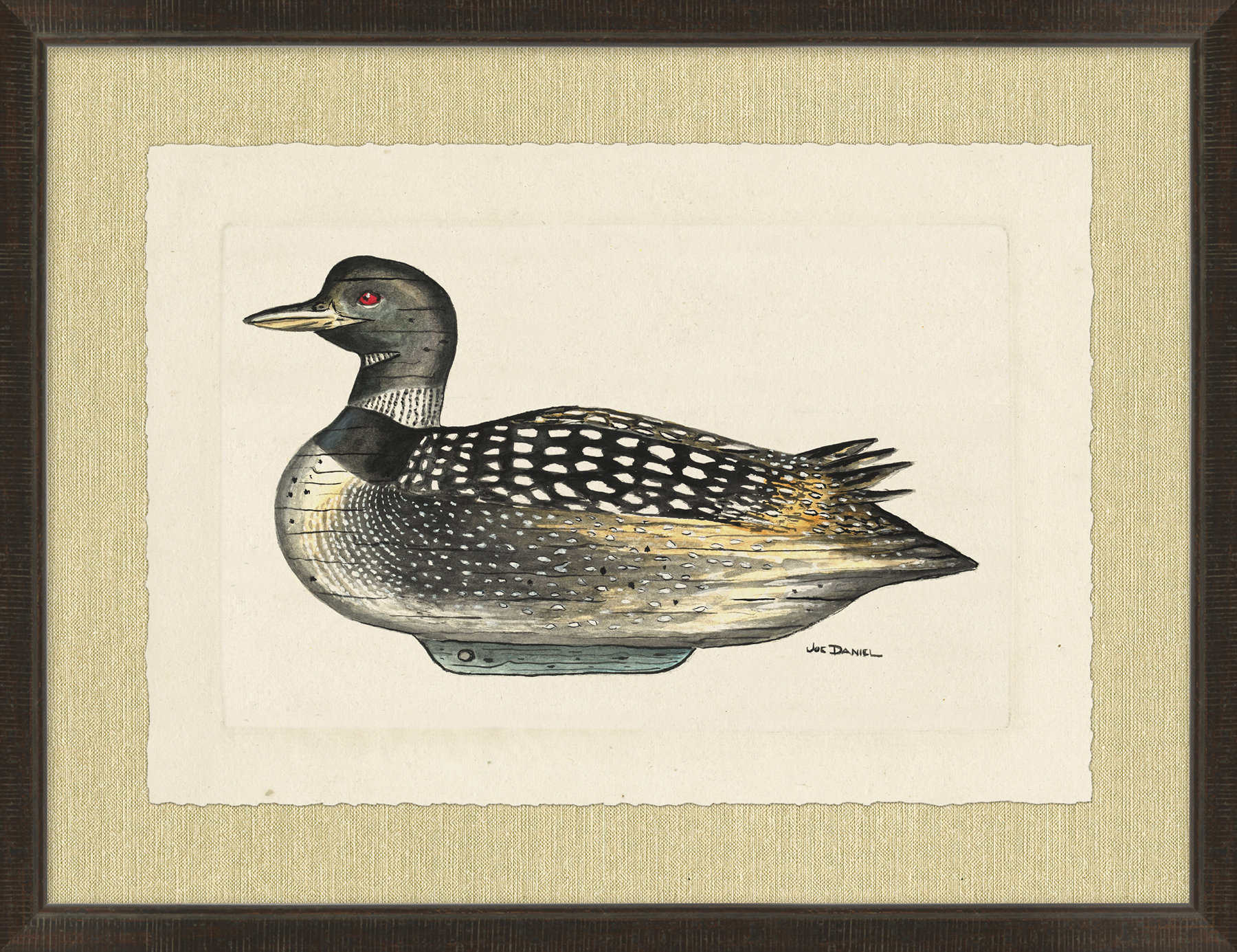 Wendover Art Group Woodland Decoy 2 - Picture Frame Painting on Paper ...