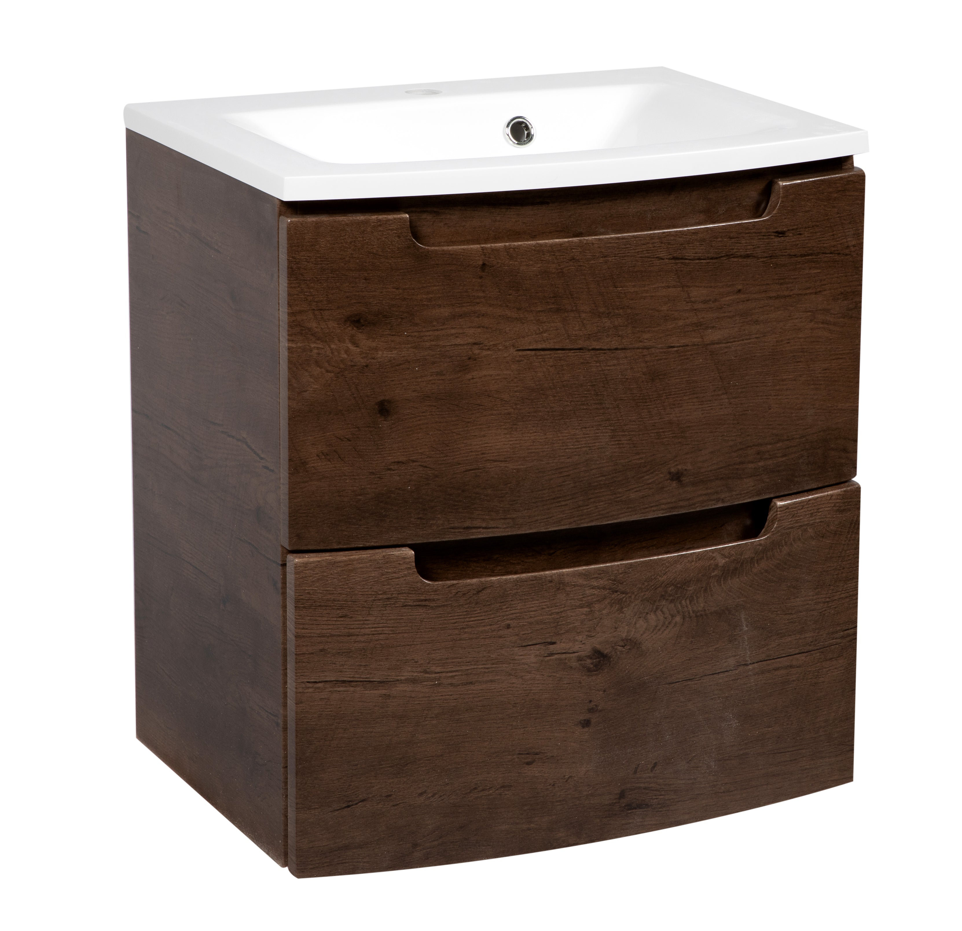 Latitude Run® Meuble-lavabo simple mural 22,5 po avec plateau en ...