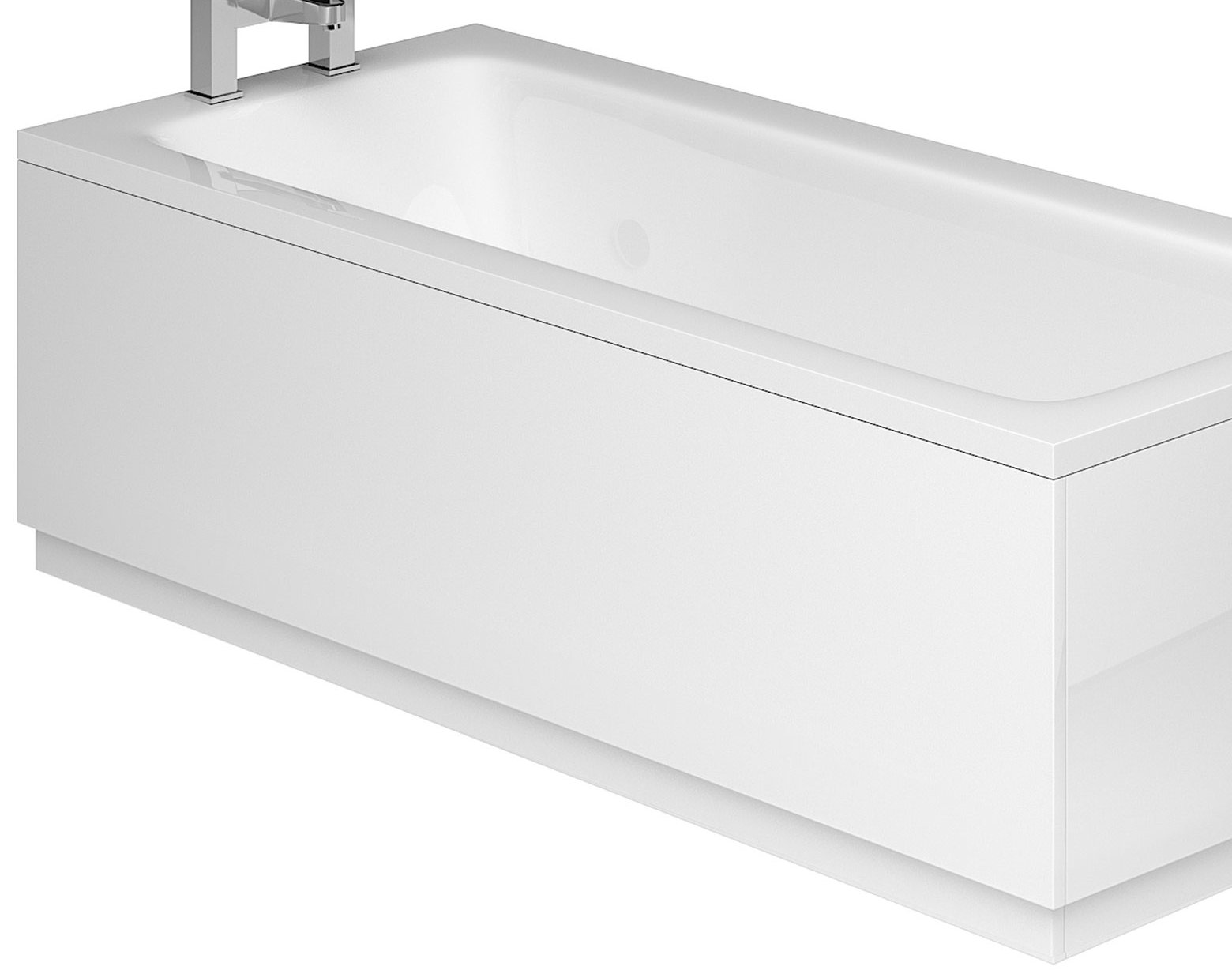 White Stone Straight Bath Front Panel & Reviews | Wayfair.co.uk