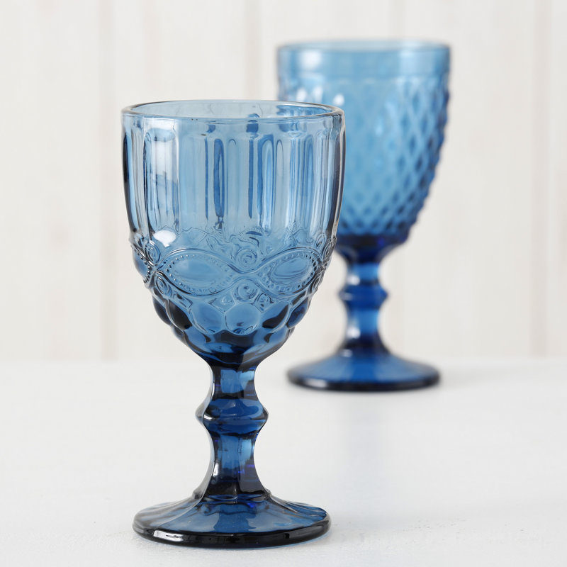 Bungalow Rose 10 Ounce Glass Goblet Set & Reviews | Wayfair