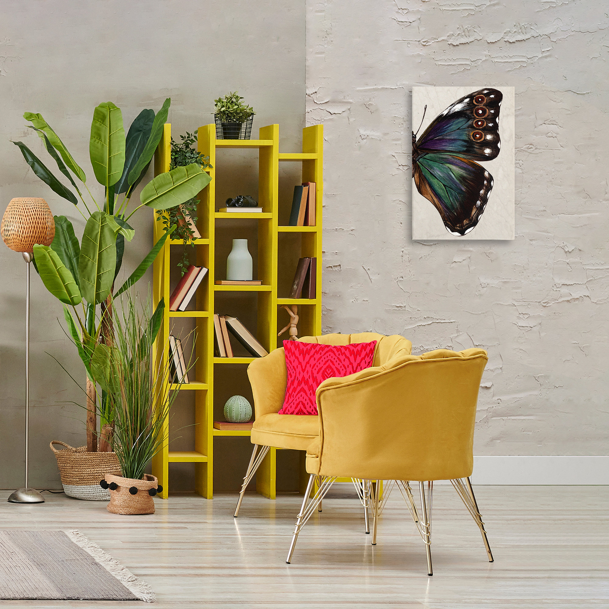 August Grove Classic Butterfly Wing Canvas by Melissa Wang | Wayfair