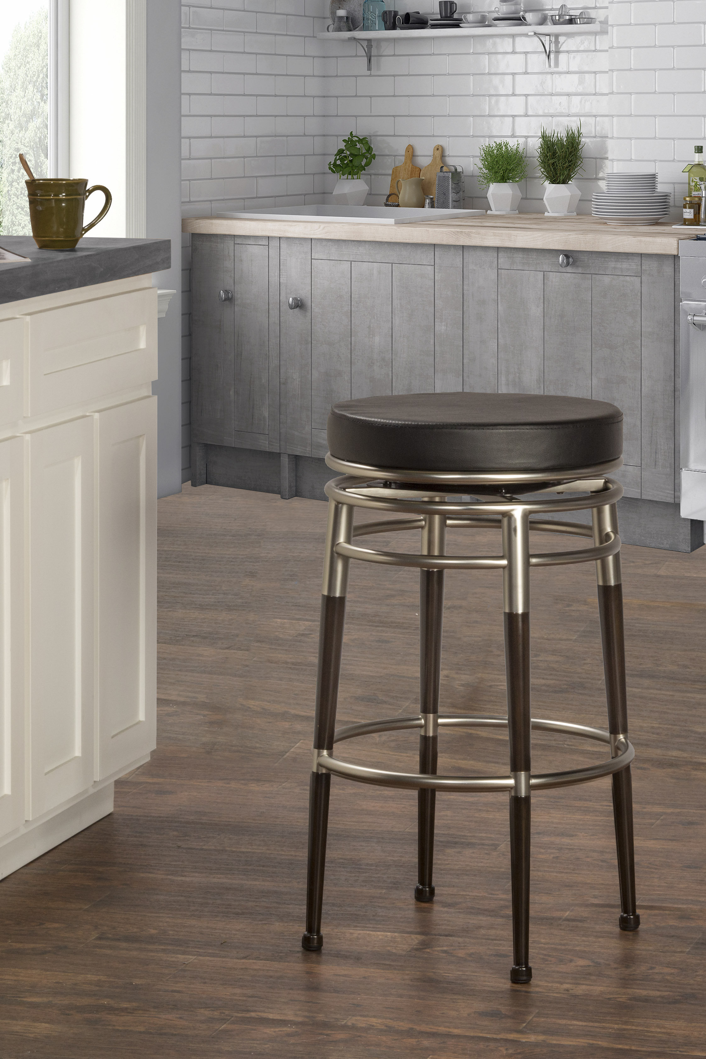 Brayden Studio Gusba Bar & Counter Swivel Stool & Reviews - Wayfair Canada