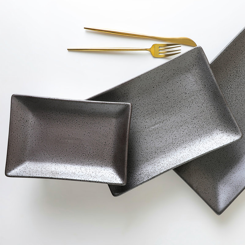 Stone Lain Valencia 3-Piece Serving Plate Set Porcelain | Wayfair