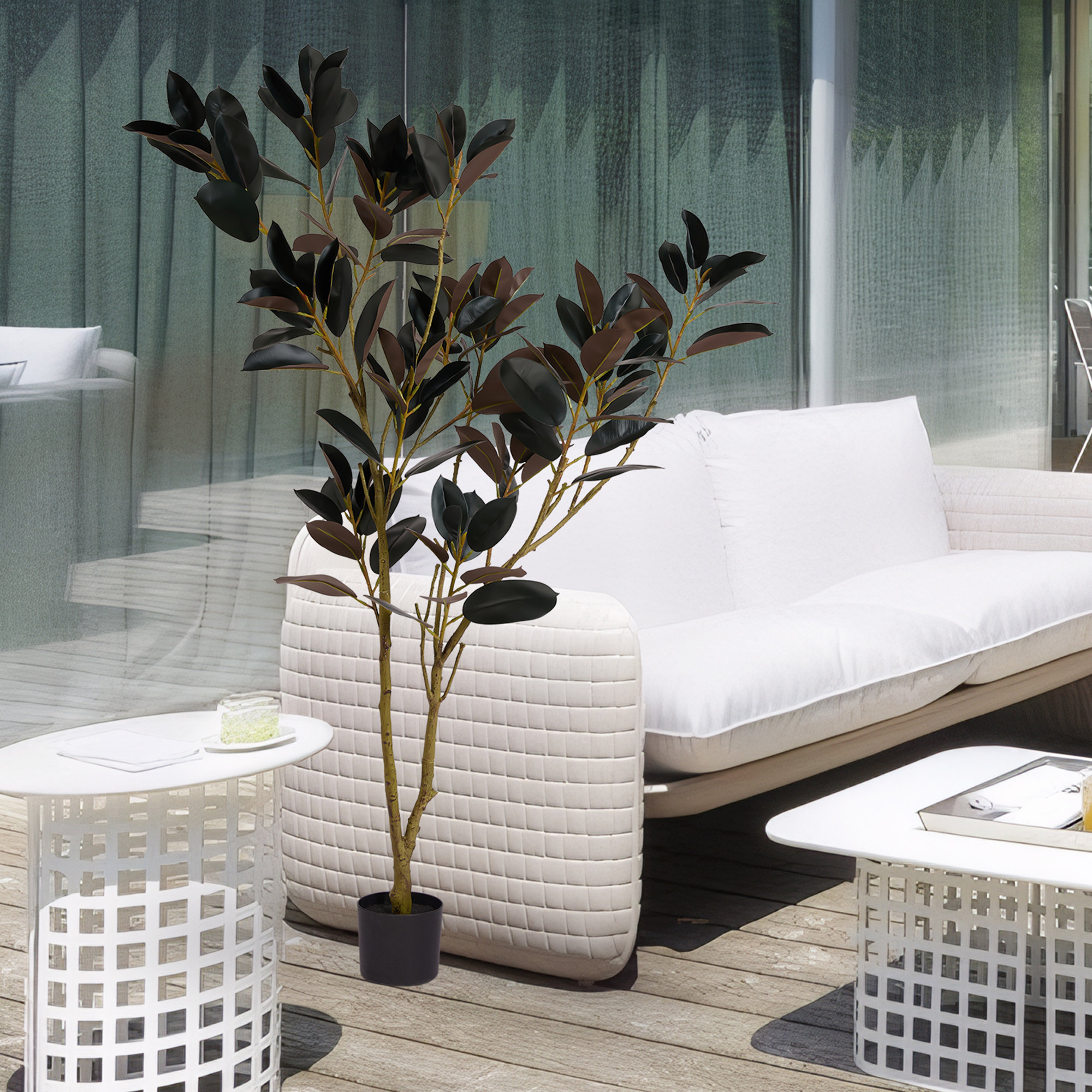 Primrue Tall Iron Tree Bonsai for Home and Office Decor - Wayfair Canada