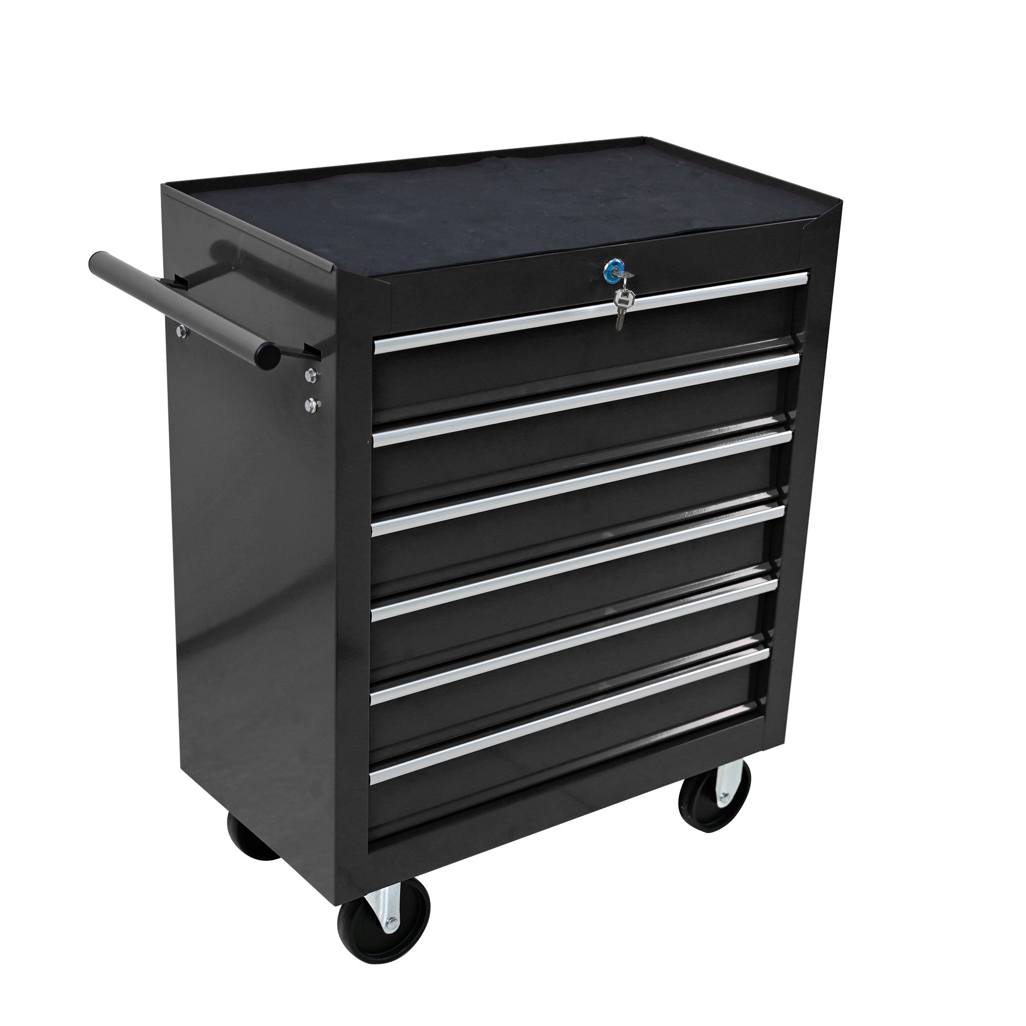 17 Stories Rolling Tool Chest, 6 Drawer Tool Box with Wheels, Heavy ...