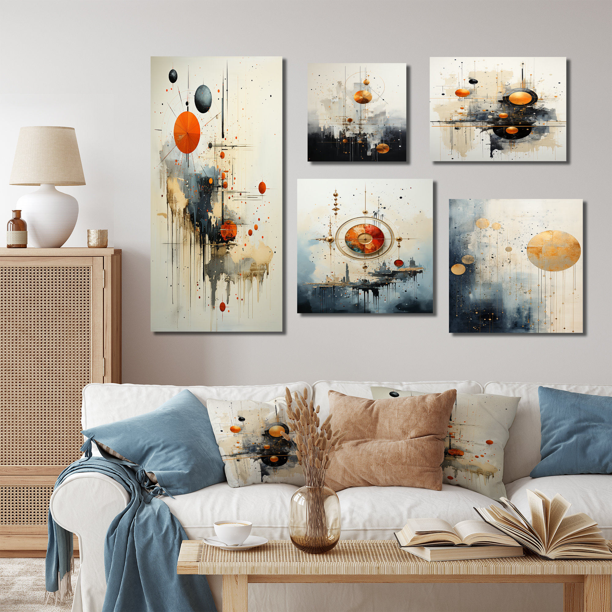Ivy Bronx Minimalism Astrology Muted Art - Astrology Wall Art Prints ...