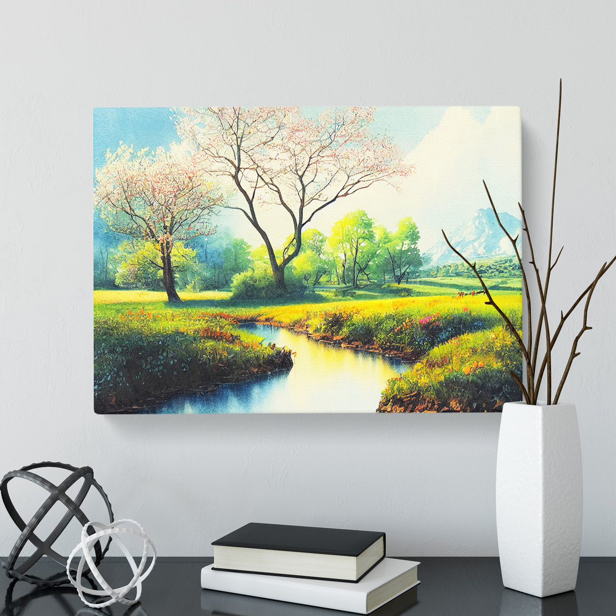 ClassicLiving Spring Forest Steam Vol.1 - Wrapped Canvas Graphic Art ...