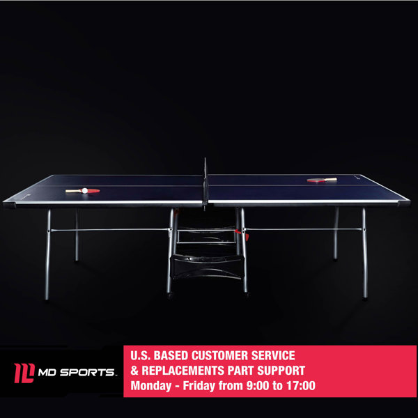 MD Sports Official Size 15mm 4 Piece Indoor Ping Pong Tennis Table ...