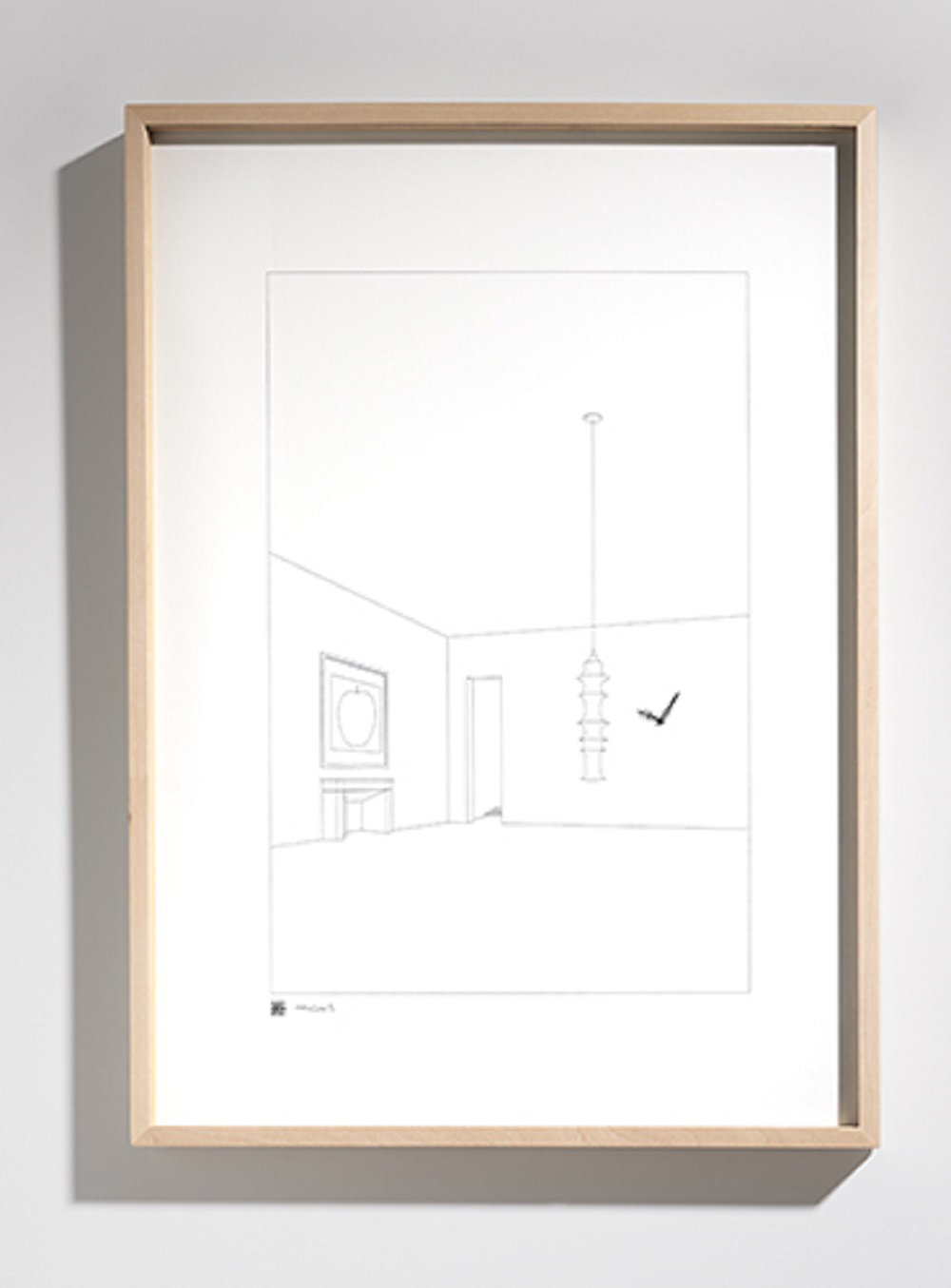 Danese Milano Drawing No. 12 by Ron Gilad - Picture Frame Drawing Print ...