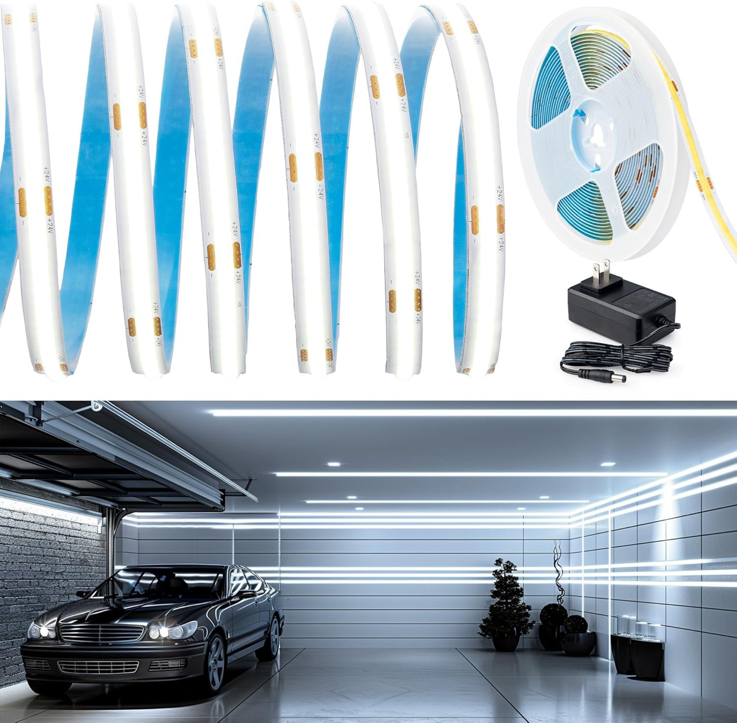 Trinx COB LED Strip Light 32.8ft/10m, CRI 90+ 6000K - Wayfair Canada