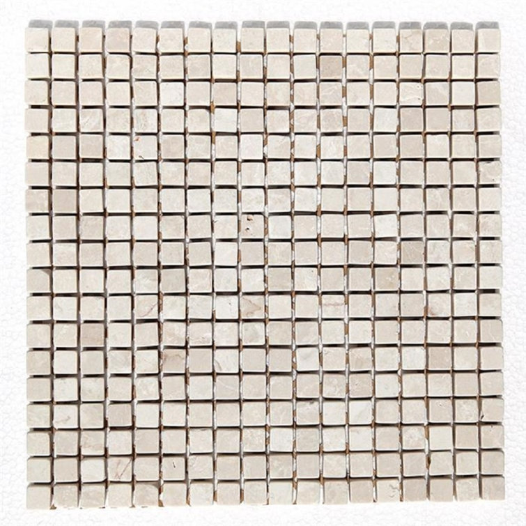 Stone & Tile Shoppe, Inc. Marble Grid Mosaic Wall & Floor Tile ...