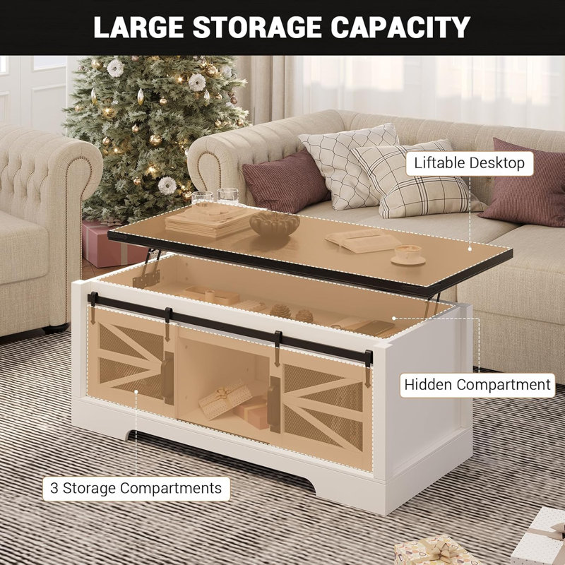 August Grove® Liftable Coffee Table | Wayfair