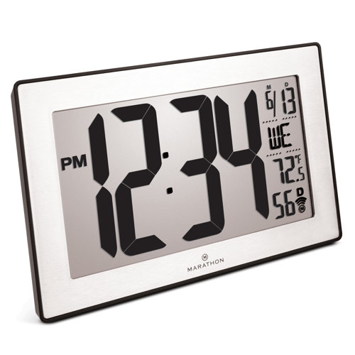 Digital Wall Clocks | Wayfair