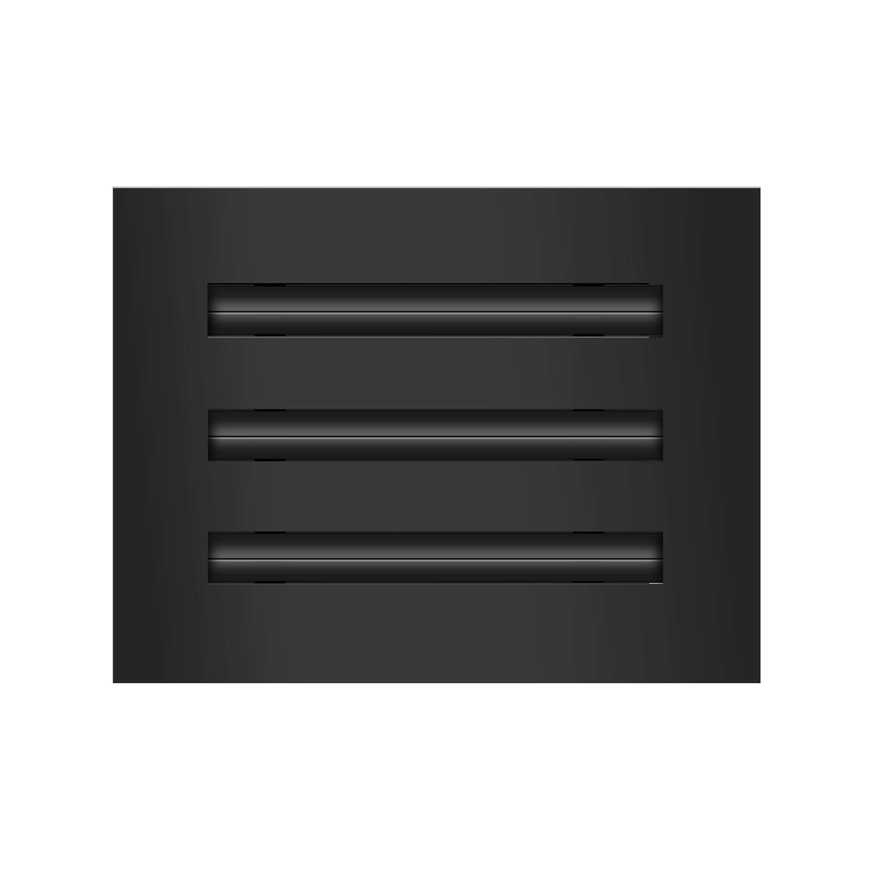 Texas Buildmart BUILDMART - 8x6 Black Modern AC Vent Cover - Standard ...
