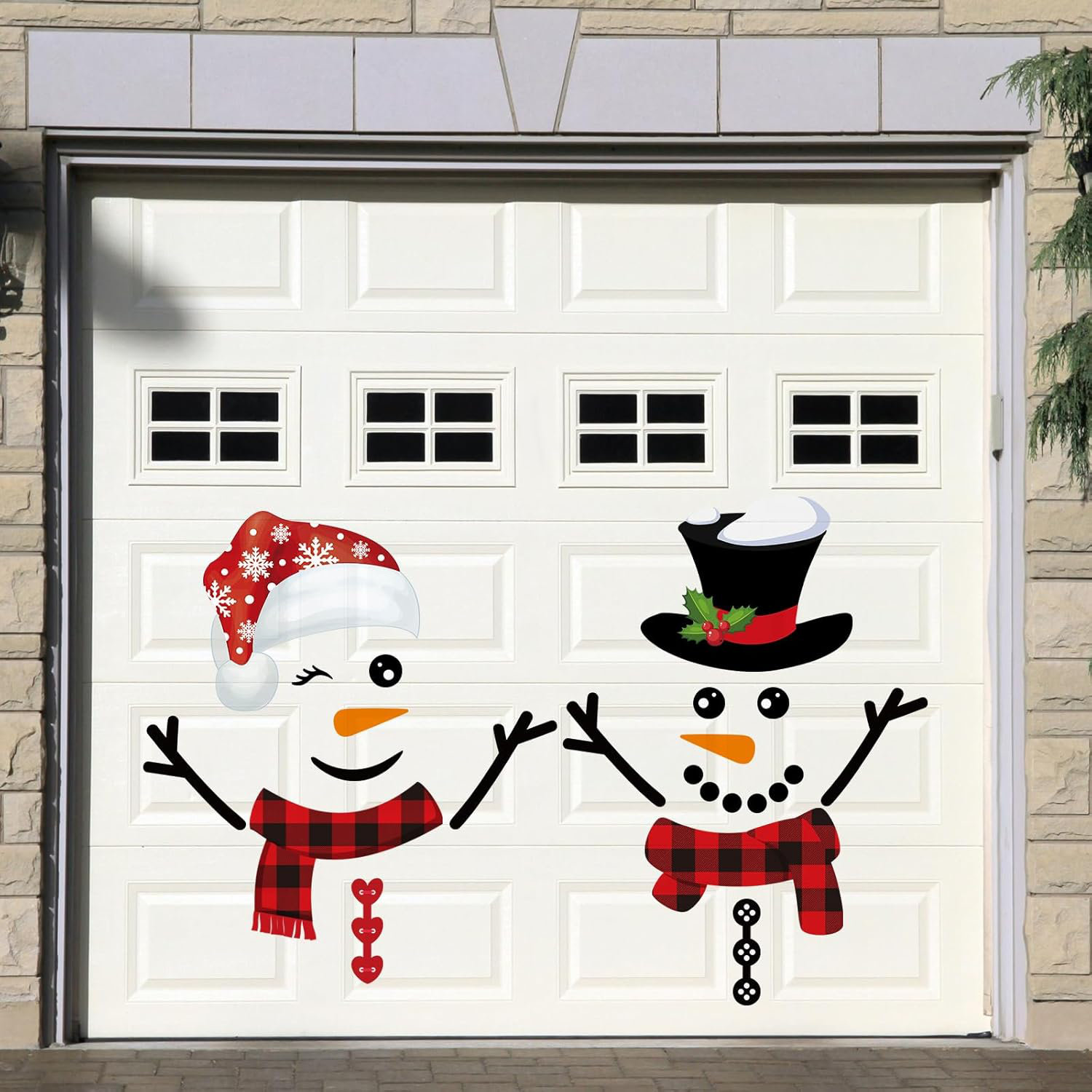 The Holiday Aisle® Christmas Magnetic Garage Door Decorations Xmas ...