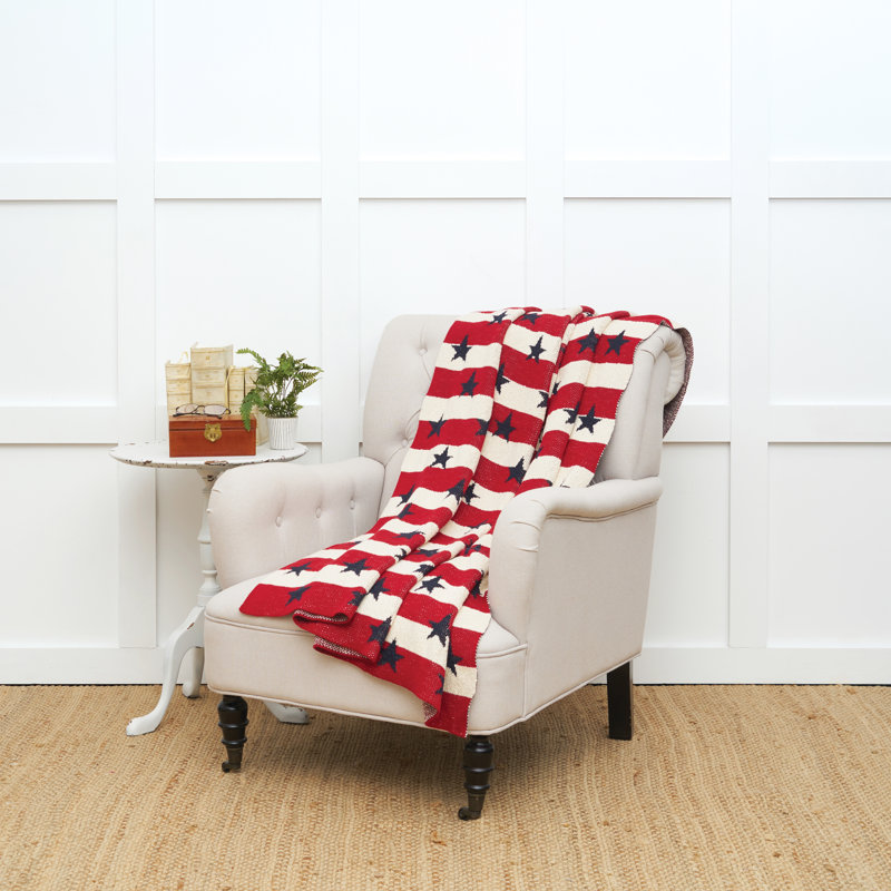 C&F Home Stars And Stripes Patriotic Throw | Wayfair