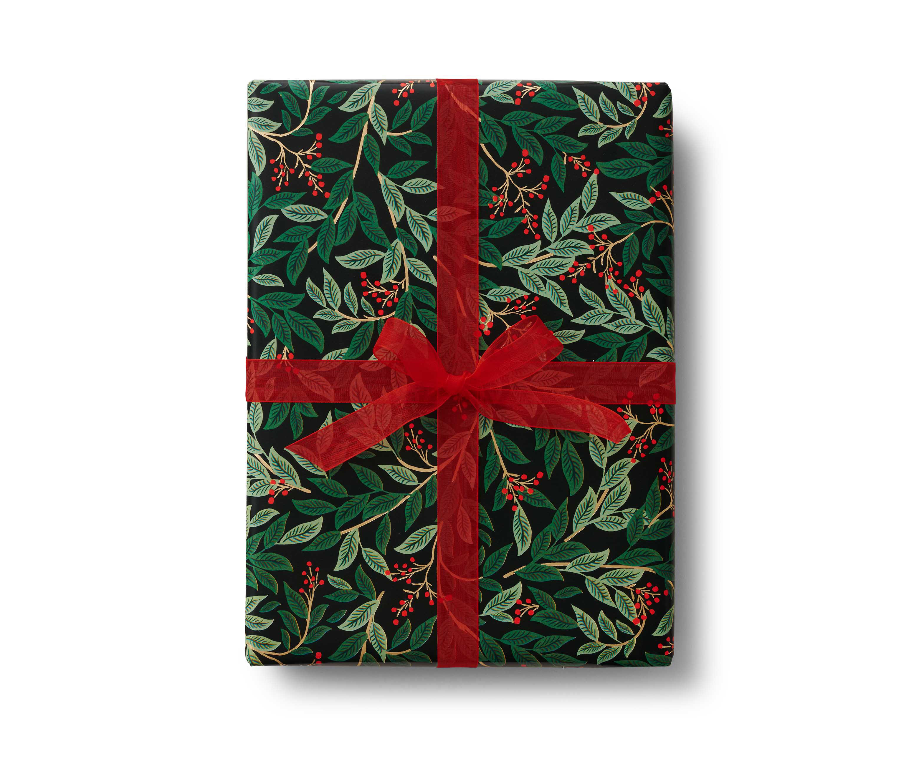 Rifle Paper Co. Willowberry Holiday Wrapping Roll | Birch Lane
