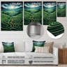 Ivy Bronx Emerald Maze Surreal Illusions - Surrealism Metal Wall Art ...