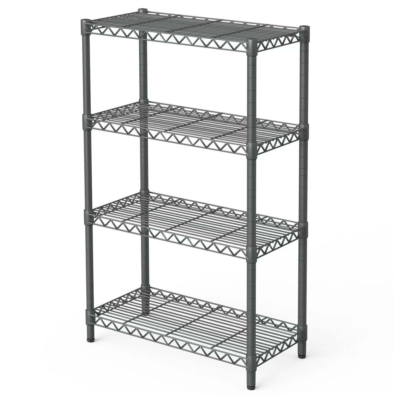 Rebrilliant Adjustable Metal Wire Shelf | Heavy Duty | Grey | Versatile ...