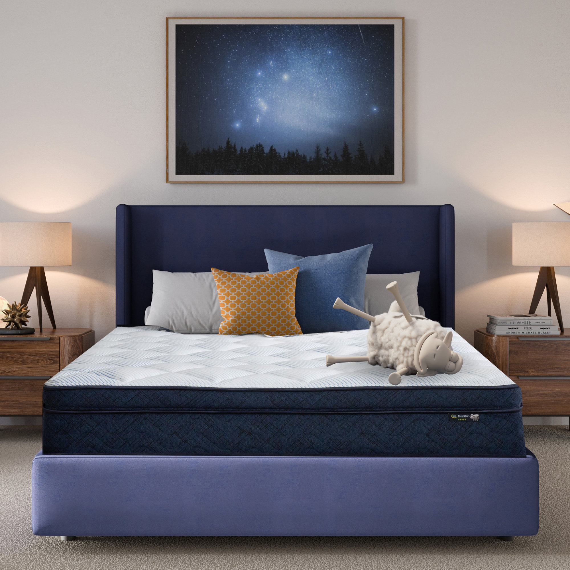 Serta Five Star Mattress Sleep to Go Plush Pillow Top Mattress in a Box ...