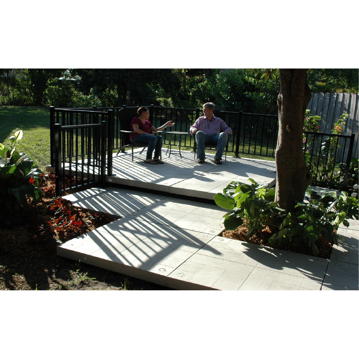 UDECX 120'' x 120'' Composite Patio Deck Tile Starter Kit & Reviews ...