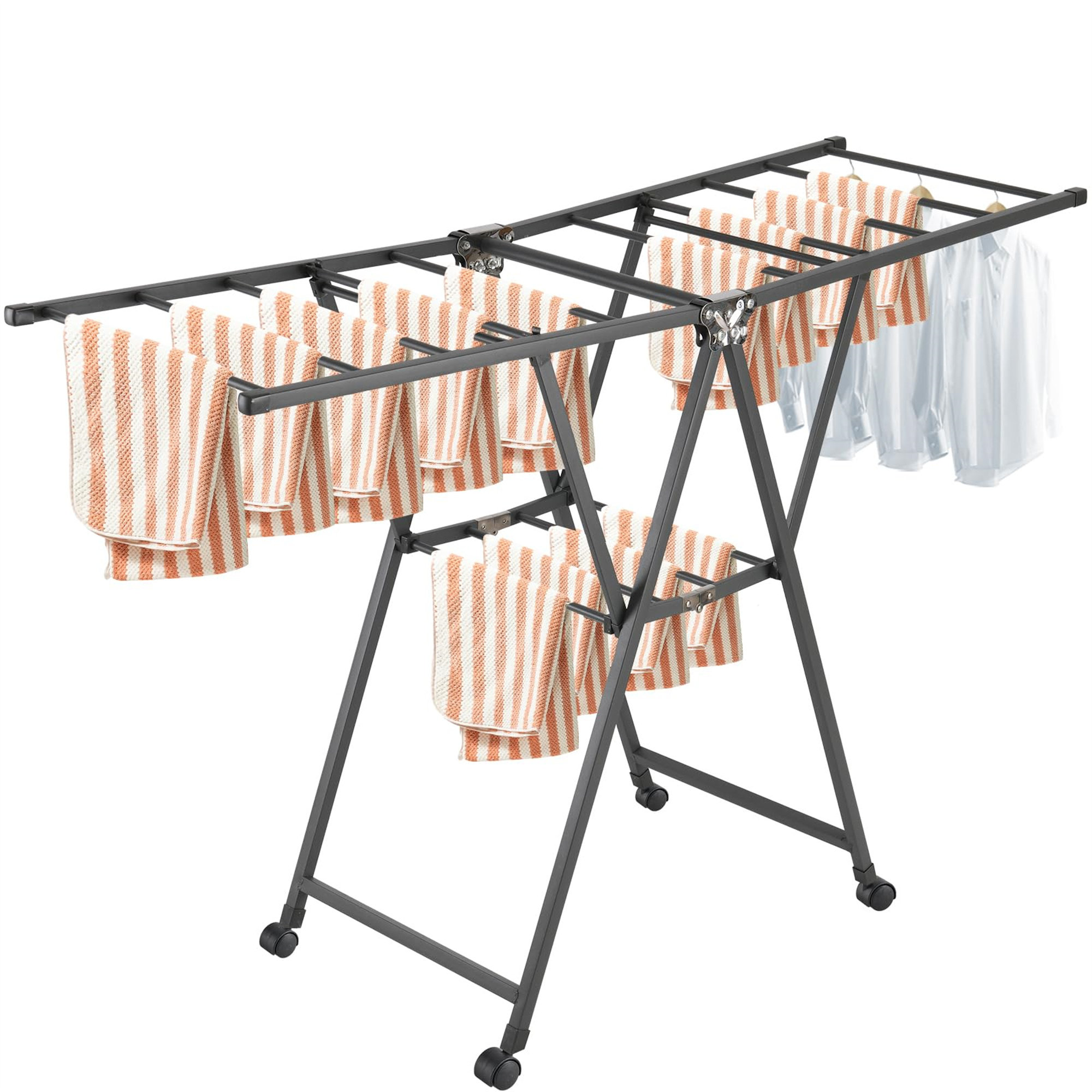 Rebrilliant Steel Foldable Freestanding Drying Rack | Wayfair