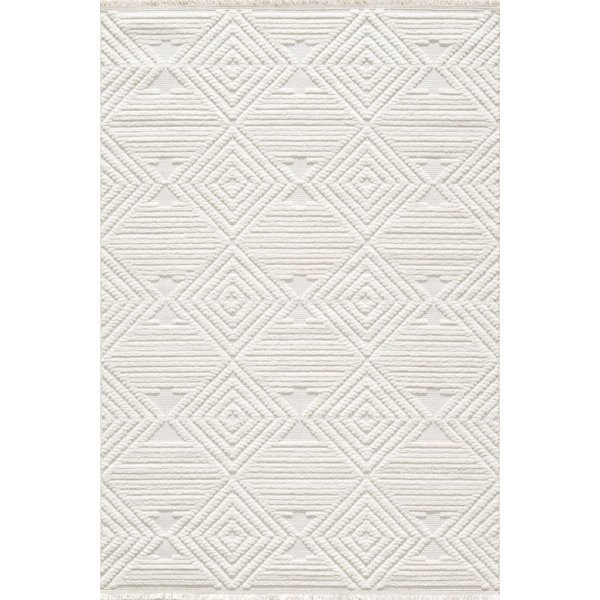 Gracie Oaks Runner Peytin Geometric Machine Woven Runner 100cm X 450cm ...