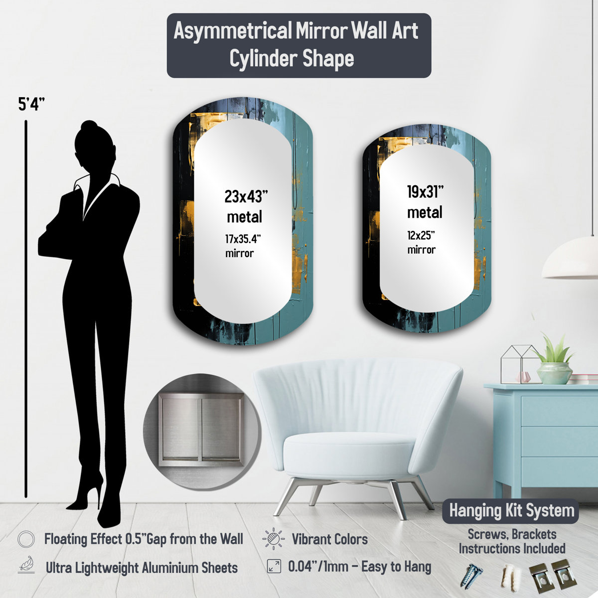 Ivy Bronx Gold And White Abstract I - Abstract Painting Modern ...