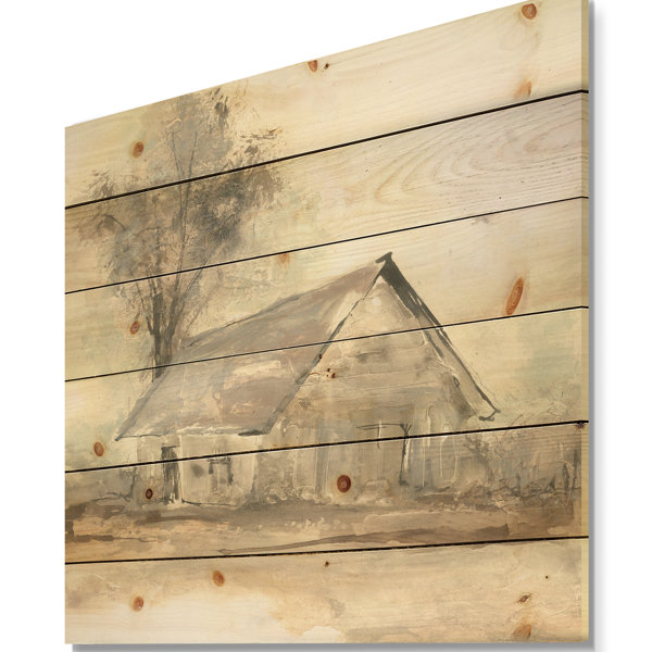 Bless international Rustic On Wood Print | Wayfair