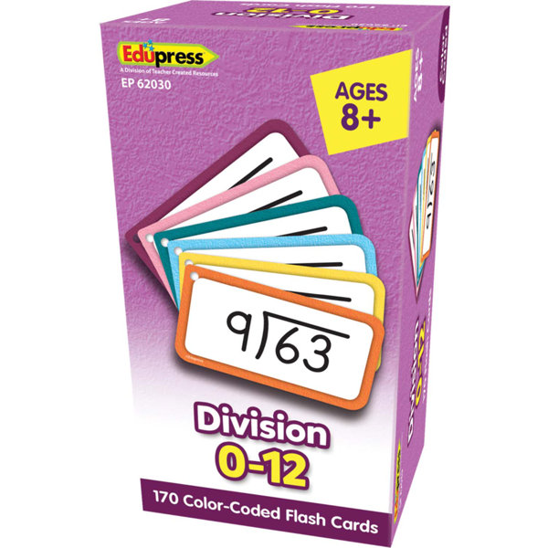 Edupress Division Flash Cards | Wayfair