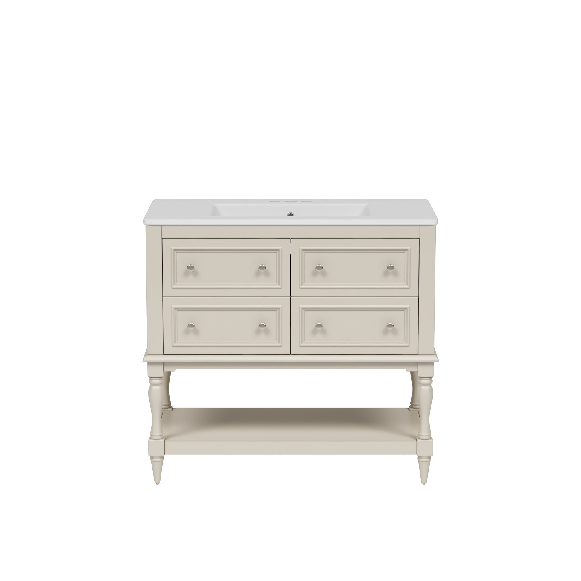 Ebern Designs Bathroom Vanity Cabinet With Sink Combo Set, Undermount ...