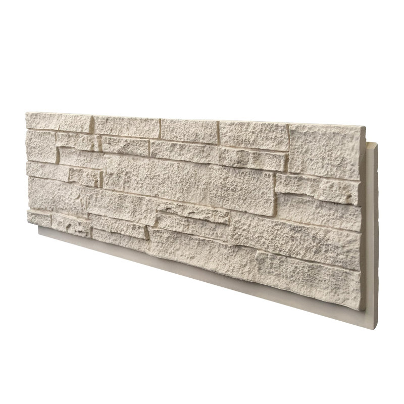 HOMEIBRO Faux Stone Wall Covering Panels for Interior and Exterior ...