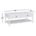 Birch Lane™ Springer 4 Legs Coffee Table with Storage | Birch Lane