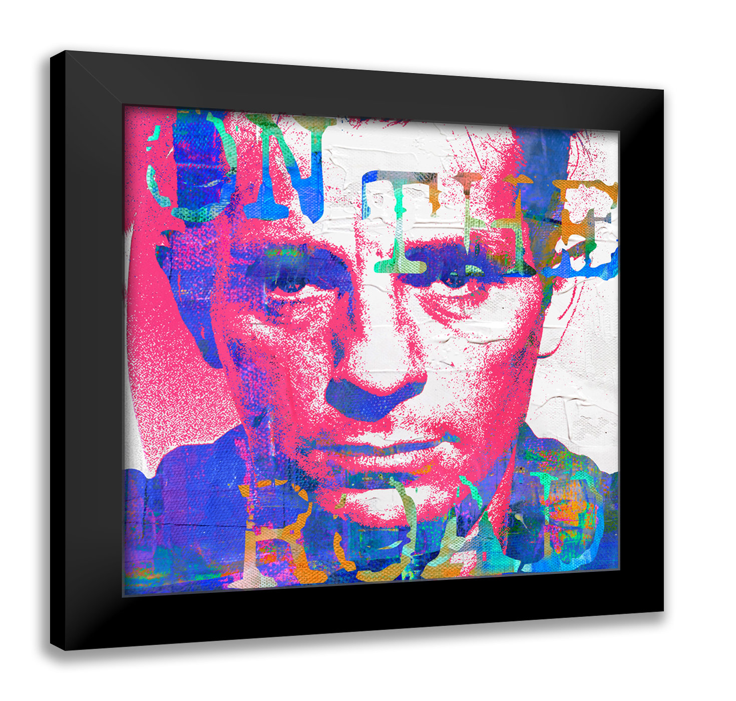 Red Barrel Studio Jack Kerouac Pop Art-Giclee On Paper With Black Frame ...
