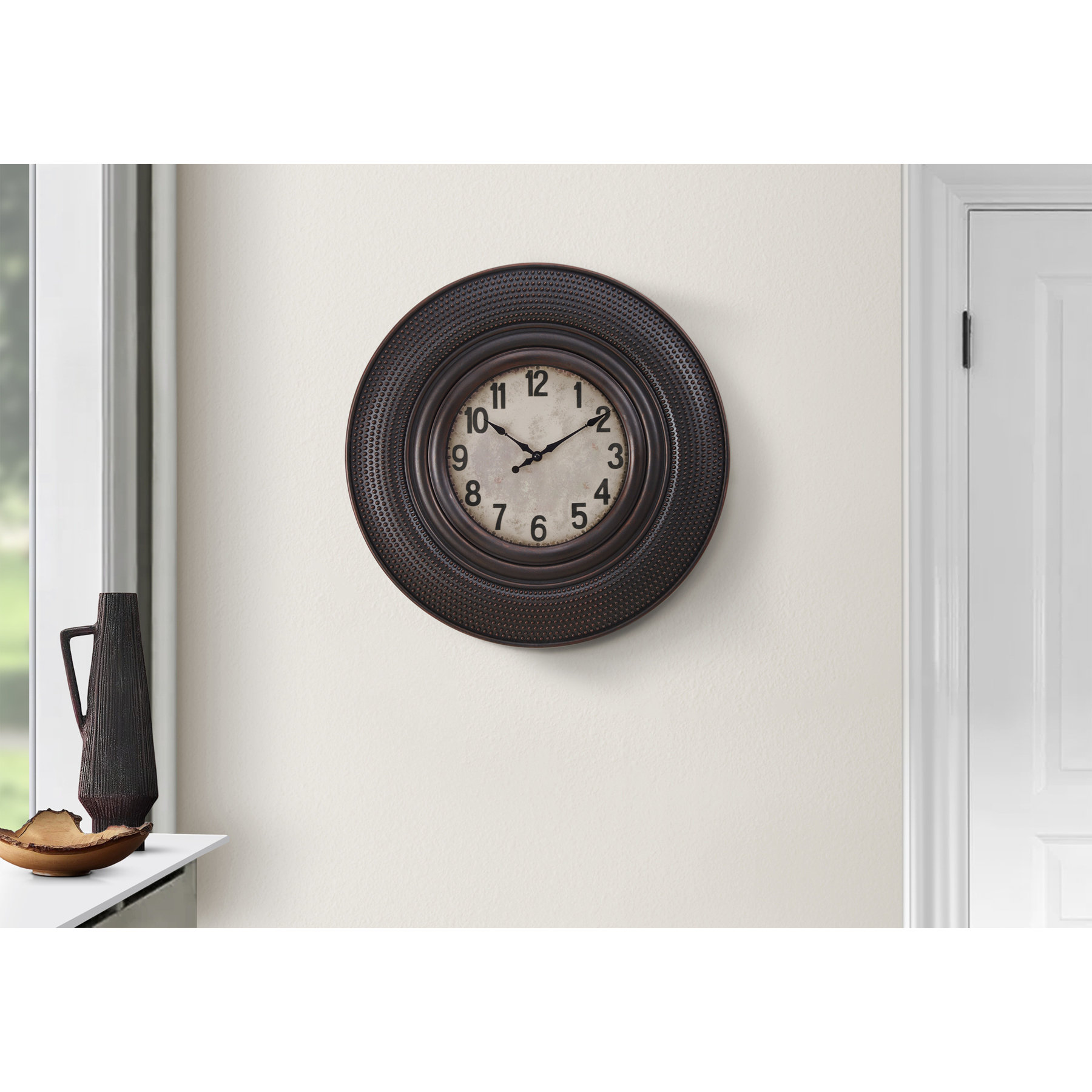 Winston Porter Round Clocks, Wall Clock, Transitional | Wayfair